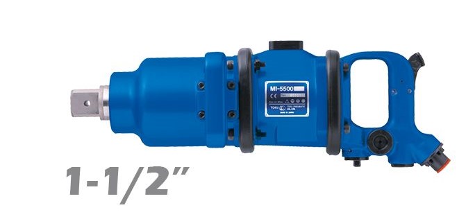 Toku MI-5500 Air Impact Wrench 1-1/2" 150-420kg.m Pin-Clutch.MI-5500