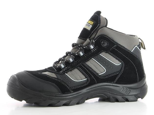 safety jogger CLIMBER Safety Shoe Black/Grey Middle Cut