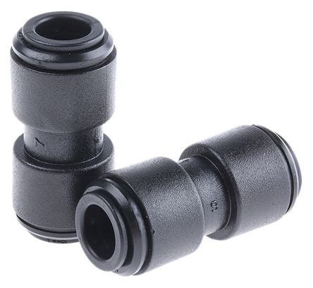 PM0410E John Guest PM Pneumatic Straight Tube-to-Tube Adapter, Push In ...