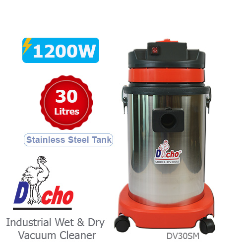 Stainless Steel Wet & Dry Vacuum Cleaner (1200W/30L) DC30SM