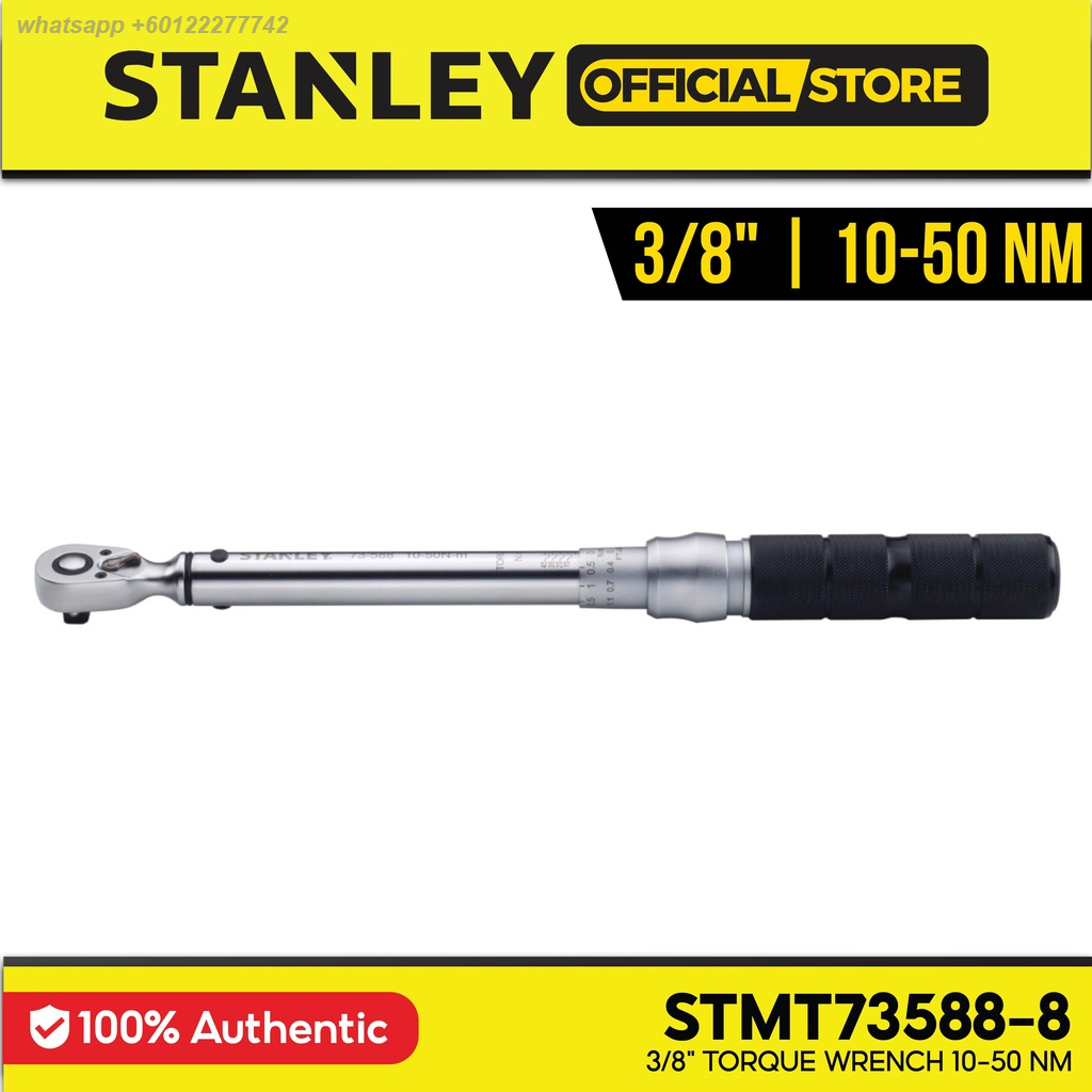 Stanley STMT73590-8:Torque Wrench, 1/2″ Drive, Torque Range 40-200Nm ...