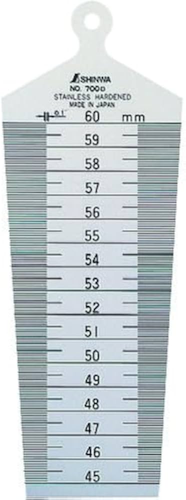 SHINWA (Japan) Taper Gauge 45-60mm 700D - Model: 62615