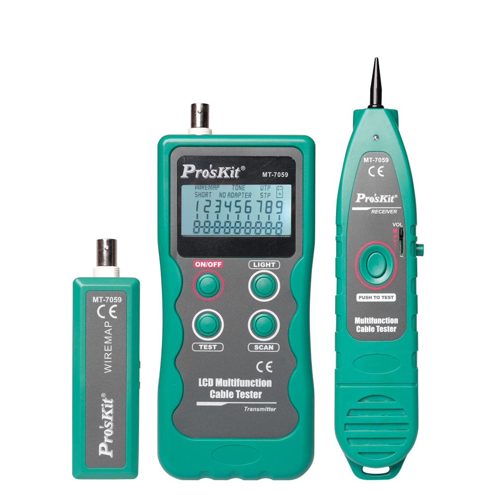 Pro'sKit MT-7059 LCD Multifunction Cable Tester